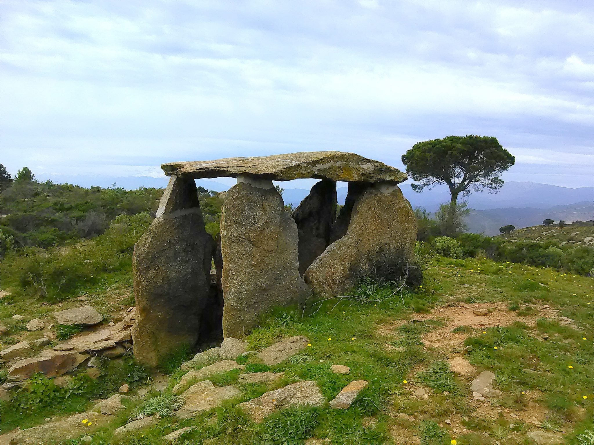 Dolmens and Bay of Roses – Teal Sky